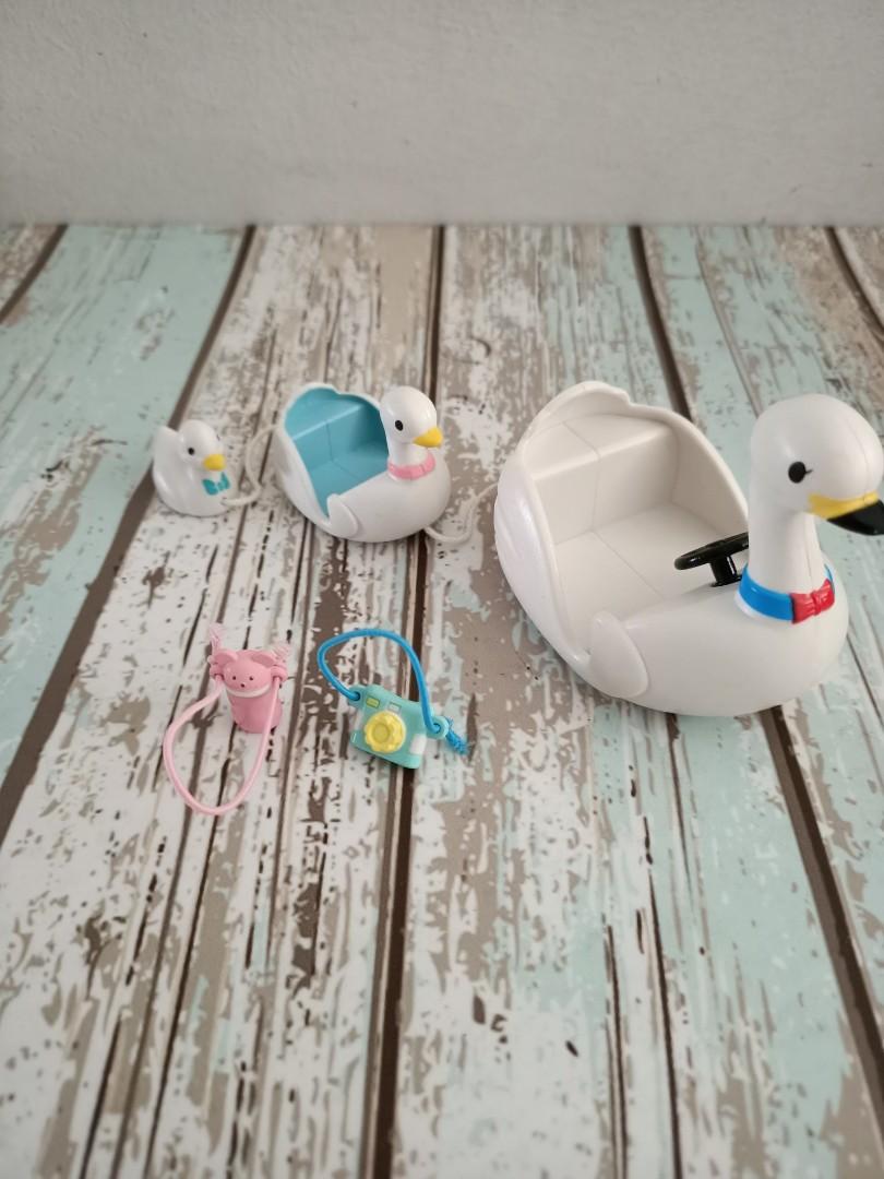 Sylvanian Families Swan Boat Set, Hobbies & Toys, Toys & Games on Carousell