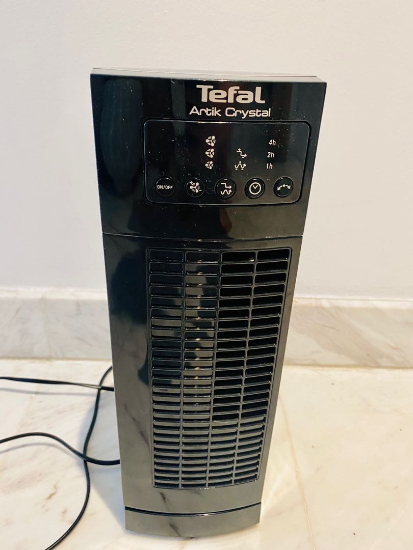 Tefal Tower Desk Fan Black, Furniture & Home Living, Lighting & Fans ...