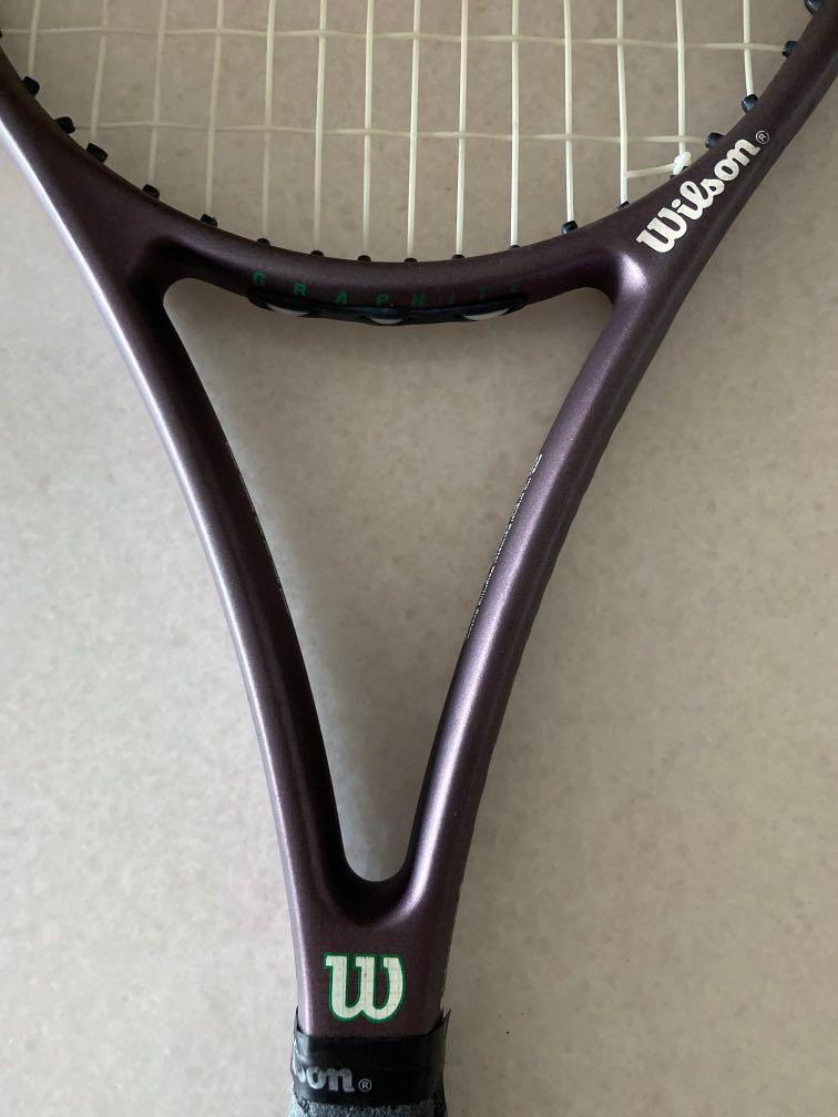 Tennis Racket - Wilson 95 (High Beam Series), Sports Equipment, Sports ...