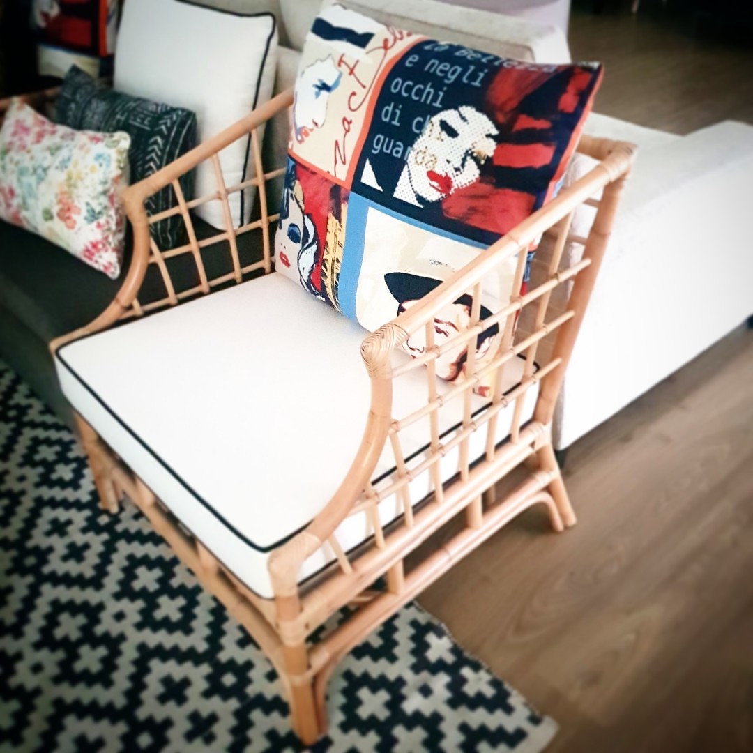 Trendy rattan armchair, Furniture & Home Living, Furniture, Chairs on ...