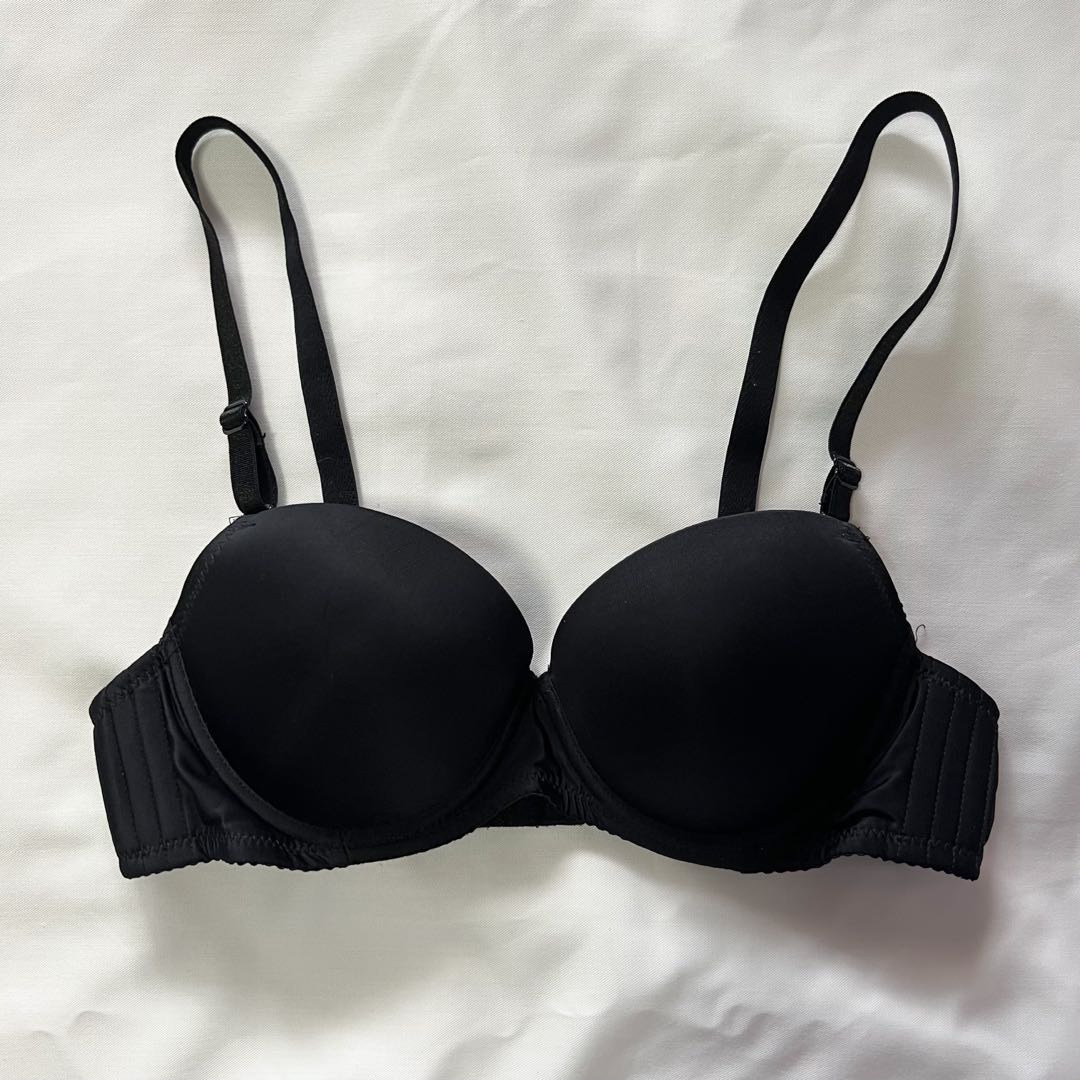 Triumph Basic Everyday Black Wired Bra, Women's Fashion, New ...
