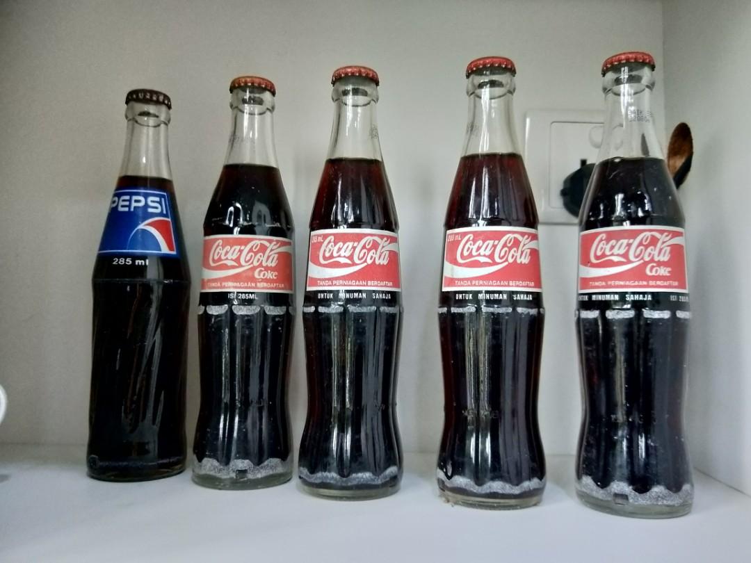 Vintage Bottled Coca Cola and Pepsi from 1980s, Hobbies & Toys ...