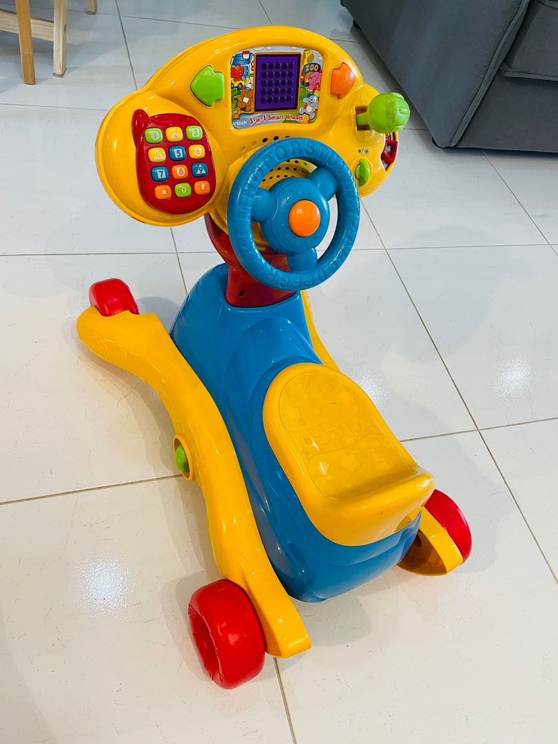 Vtech 3-in-1 Grow and Go Ride On, Walker, Babies & Kids, Infant ...