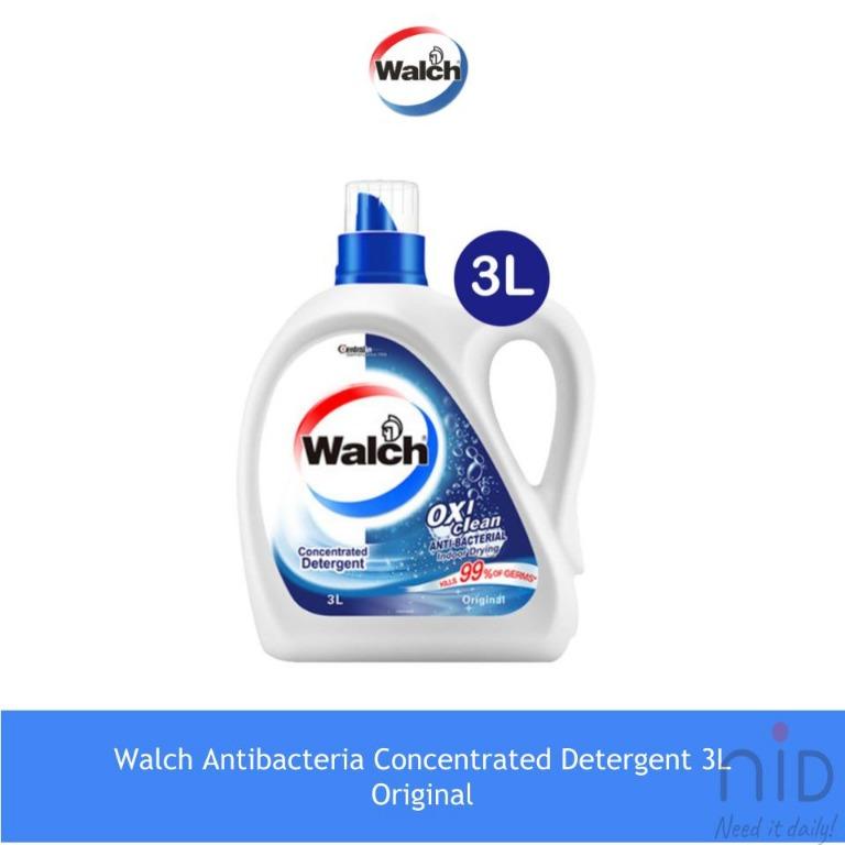 Walch Antibacterial Concentrated Liquid Detergent 3L, Furniture & Home ...