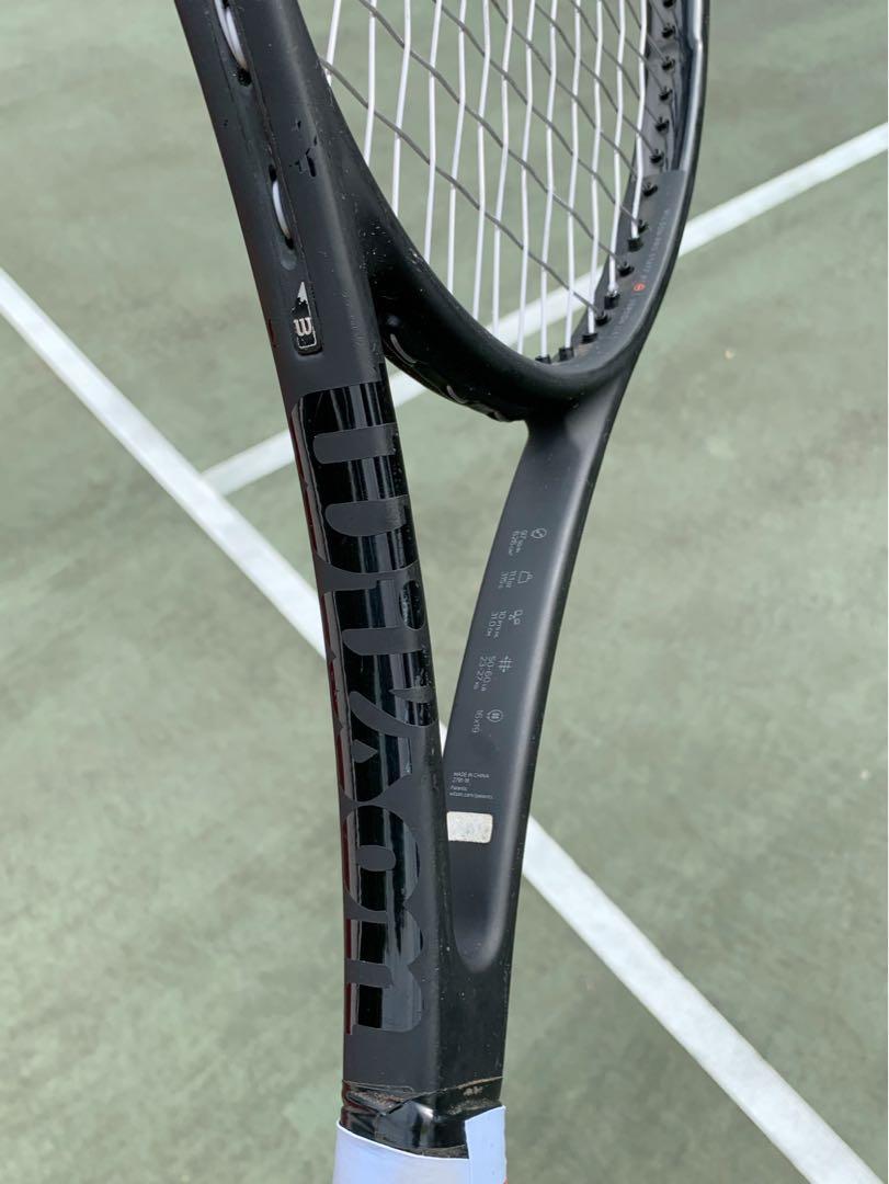 Wilson Pro Staff 97 v11.5 (L3, 315gm, all black version), Sports Equipment, Sports & Games ...