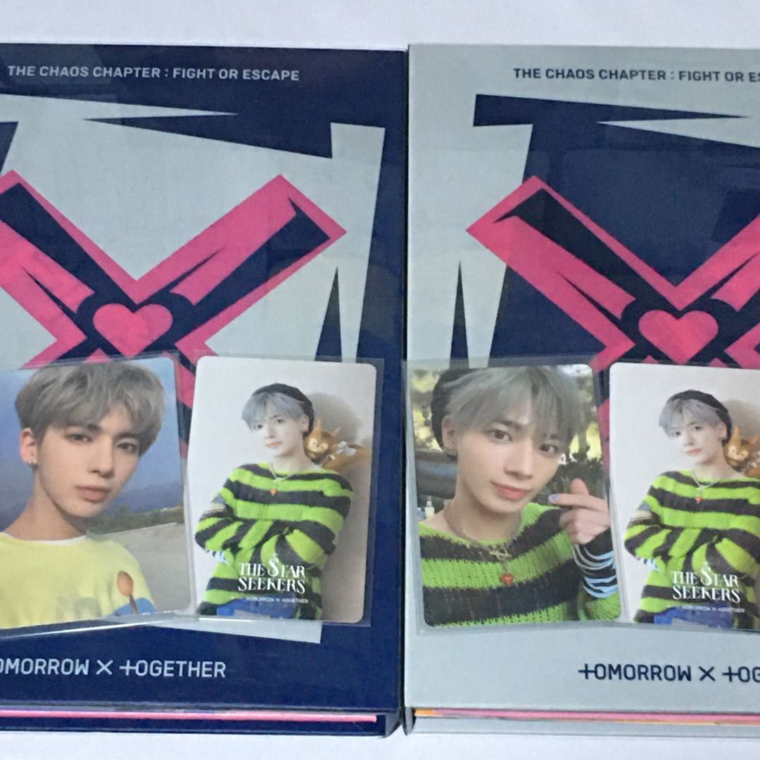 WTS TXT FOE FIGHT OR ESCAPE w taehyun pc set, Hobbies & Toys ...