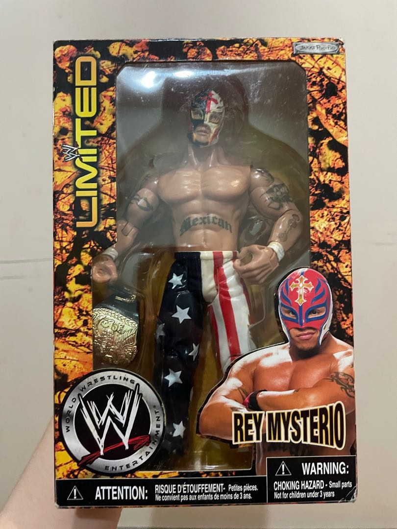 WWE jakks pacific Rey mysterio limited edition (RARE), Hobbies & Toys ...