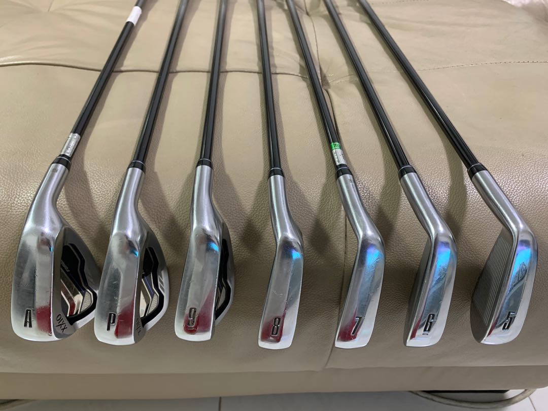 XXIO Dec 2017 Forged Iron c/w 60g Regular Flex MX-6000 DST Graphite ...