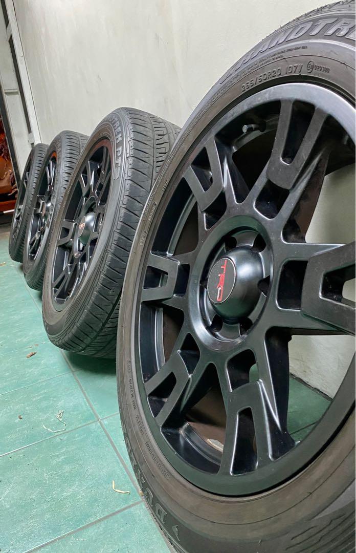 20” toyota trd mags and dunlop tires set, Car Parts & Accessories, Mags ...