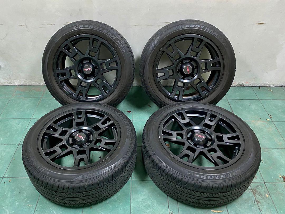 20” toyota trd mags and dunlop tires set, Car Parts & Accessories, Mags ...