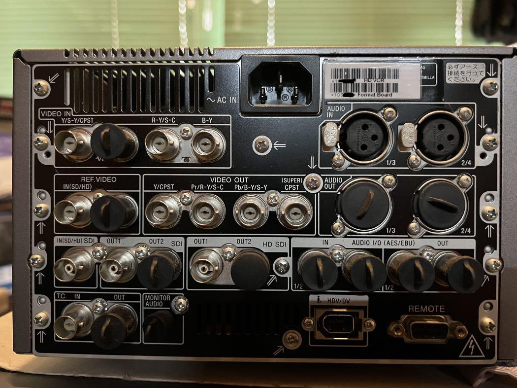 [超罕有 300hrs] SONY HVR-1500A HD video cassette RECORDER (可播放 DVCPRO ...