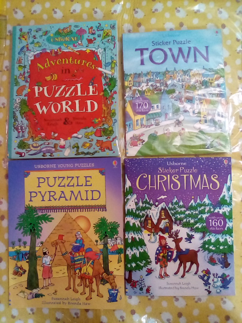 Adventures in Puzzle World Usborne series 8 in 1 and three extra titles ...
