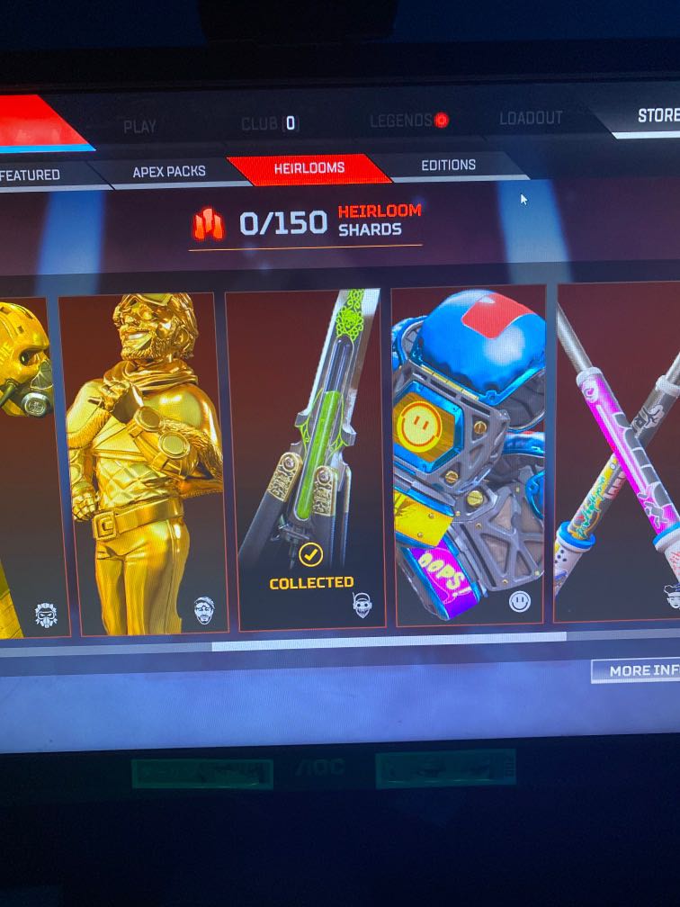Apex legend octane heirloom account, Video Gaming, Gaming Accessories ...
