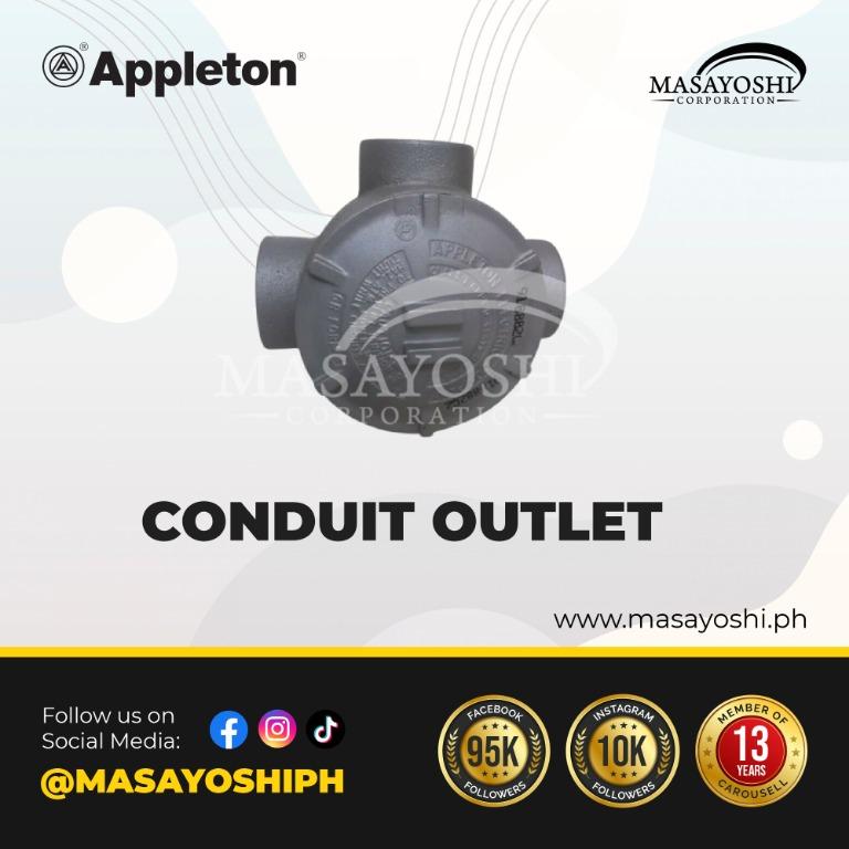 Appleton Conduit Outlet Box Type GRX, 2" M.I. (EXPL-PROOF) | Model ...