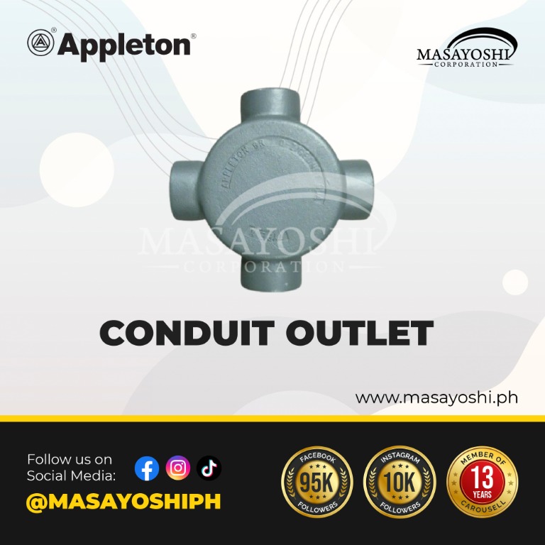 Appleton Conduit Outlet Box Type GRX, 1-1/4" M.I. (EXPL-PROOF) | Model ...