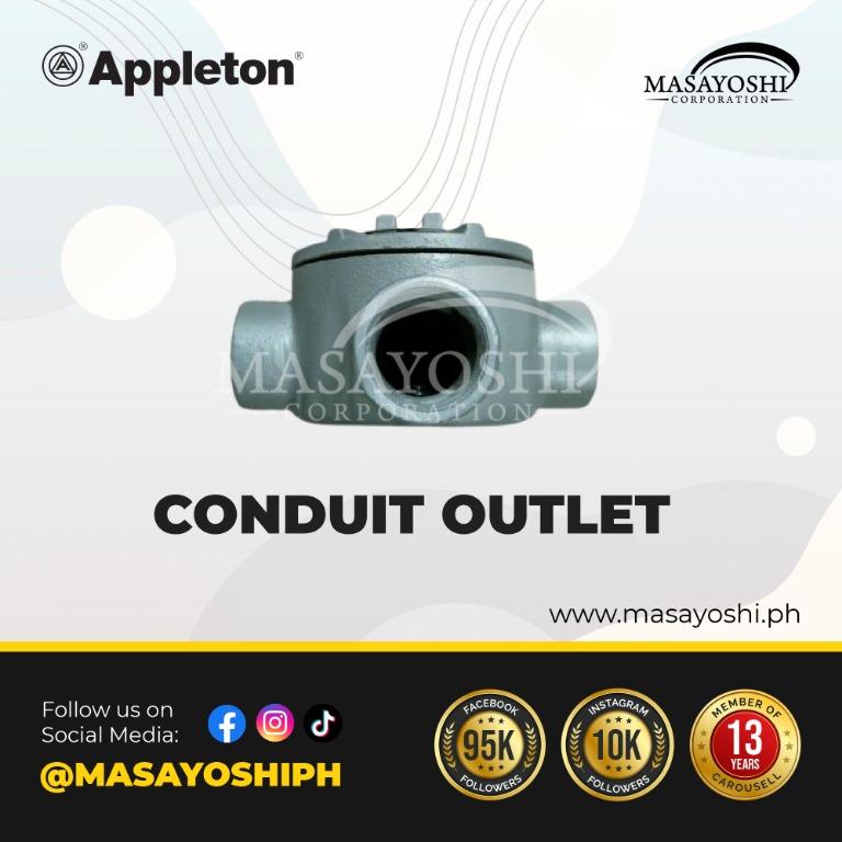 Appleton Conduit Outlet Box Type GRX, 1-1/4" M.I. (EXPL-PROOF) | Model ...