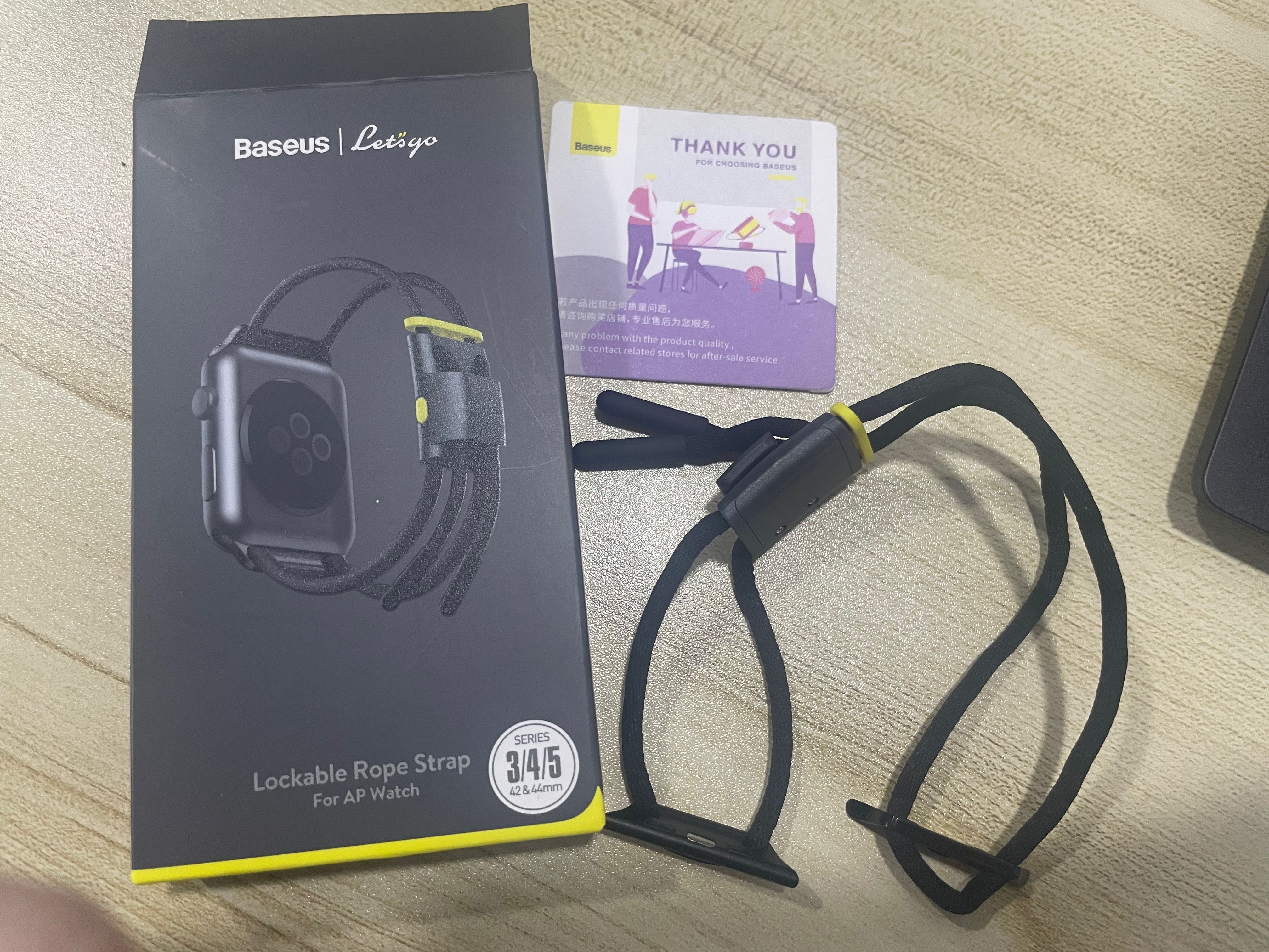 Baseus Lockable Rope Strap, Men's Fashion, Watches & Accessories ...