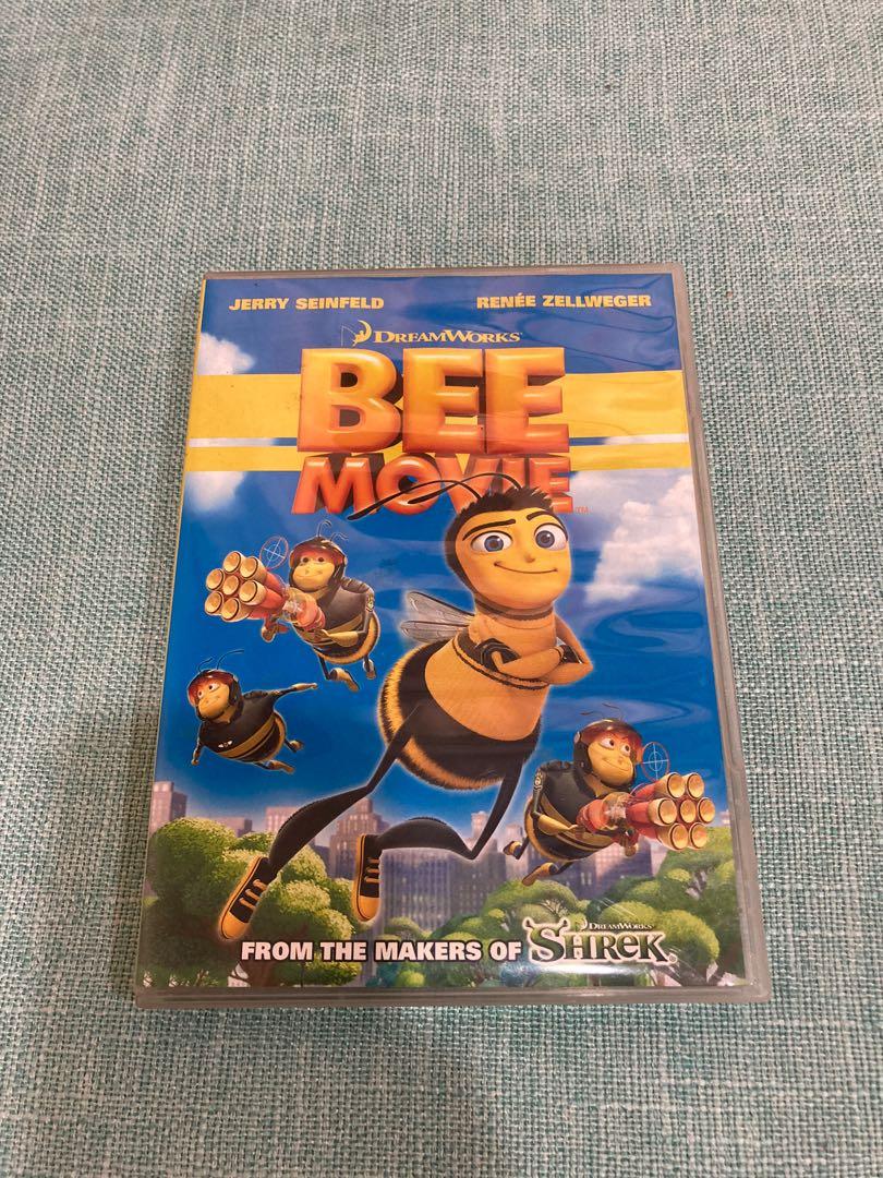 BEE MOVIE DVD 二手正版DVD, 書籍、休閒與玩具, 樂器、音樂相關, CD、DVD在旋轉拍賣