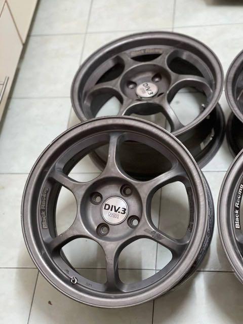 BLACK RACING PRO N1 15 6.5JJ, Auto Accessories on Carousell
