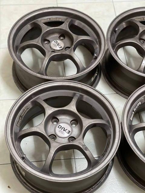 BLACK RACING PRO N1 15 6.5JJ, Auto Accessories on Carousell