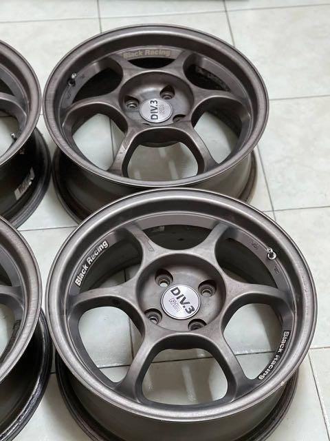 BLACK RACING PRO N1 15 6.5JJ, Auto Accessories on Carousell