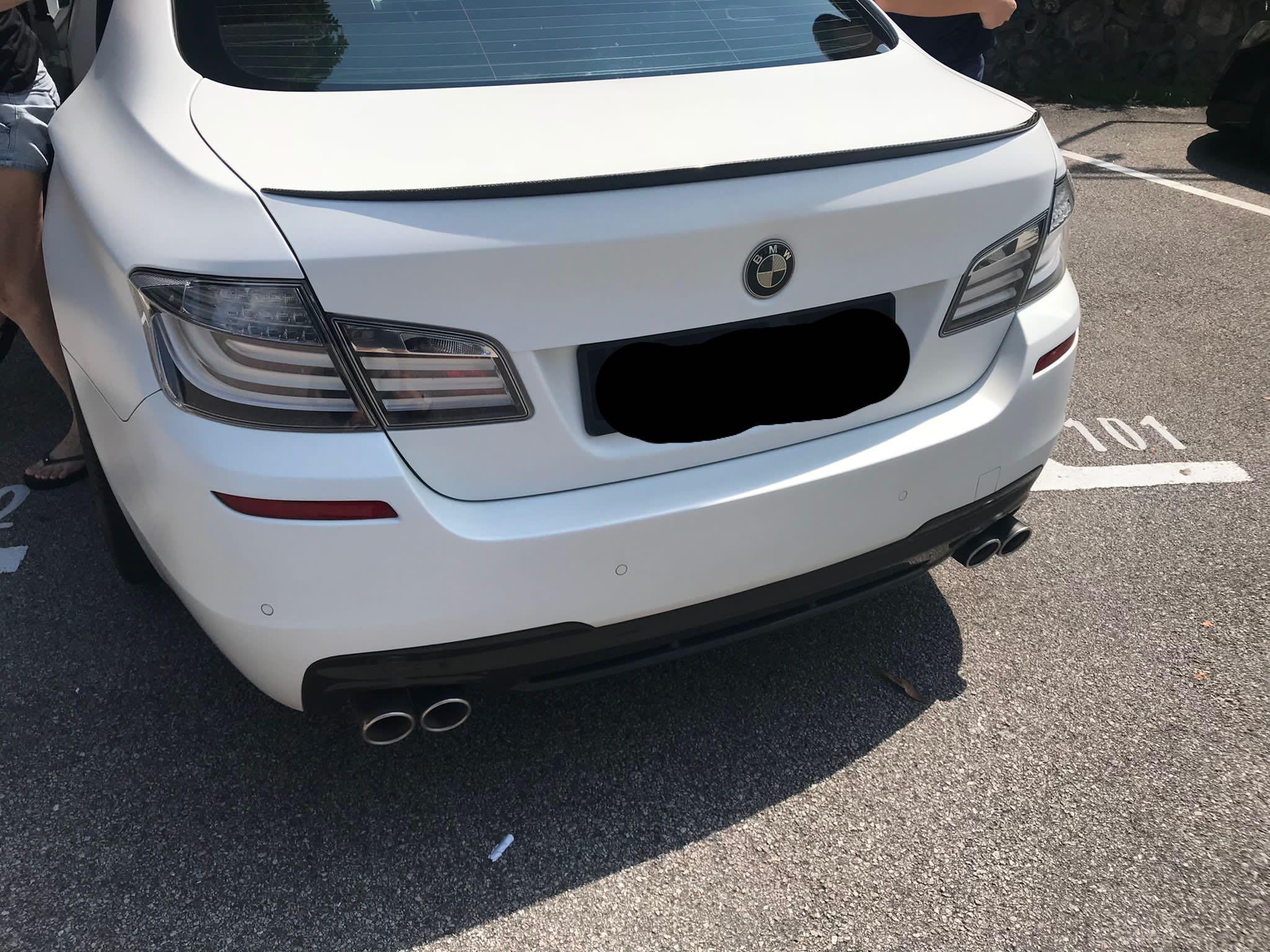 BMW F10 Carbon Fibre boot lip spoiler, Car Accessories, Accessories on ...