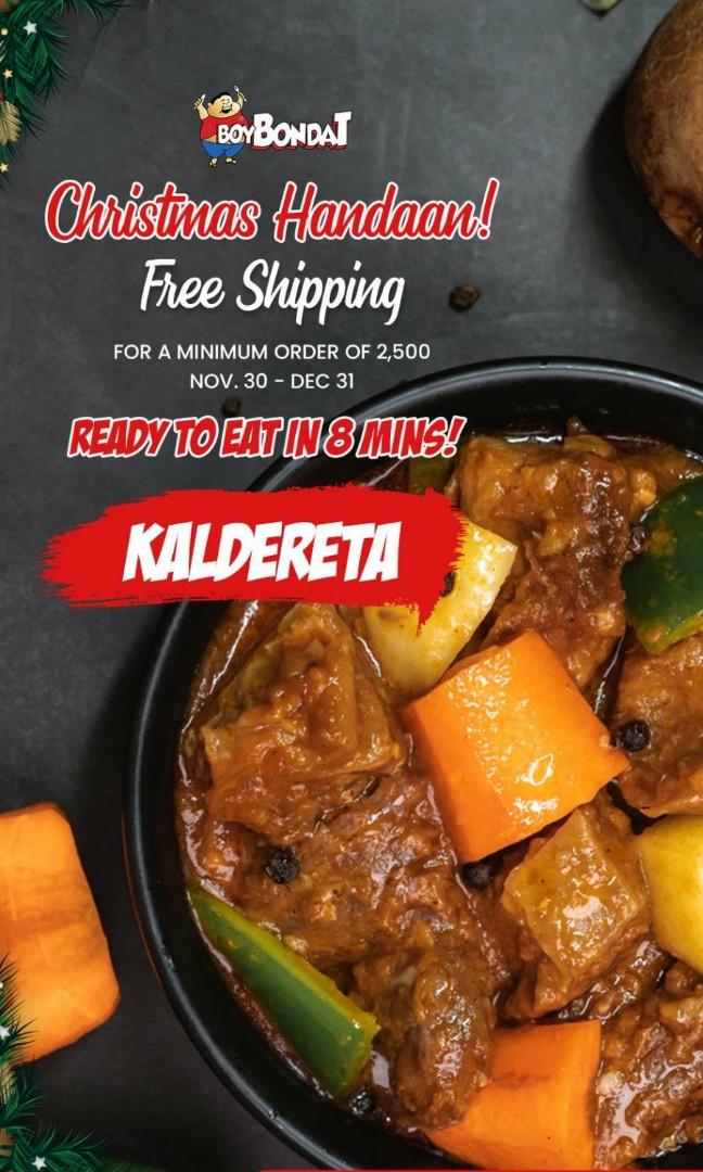 Boy Bondat Beef Kaldereta Tray, Food & Drinks, Packaged & Instant Food ...