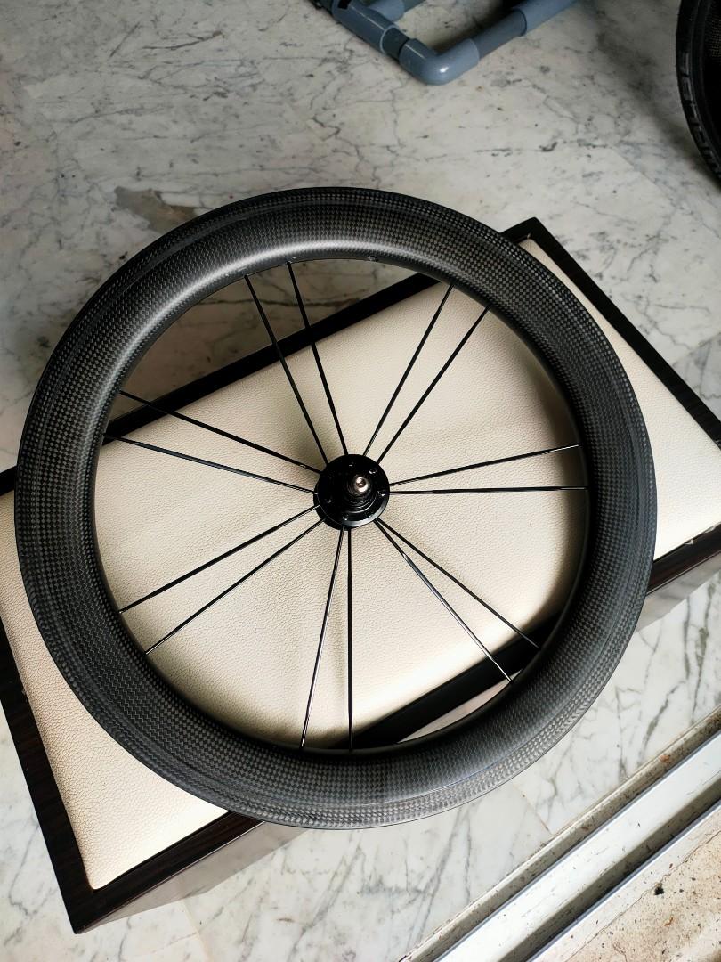 Brompton carbon wheelset hubsmith, Sports Equipment, Bicycles & Parts ...