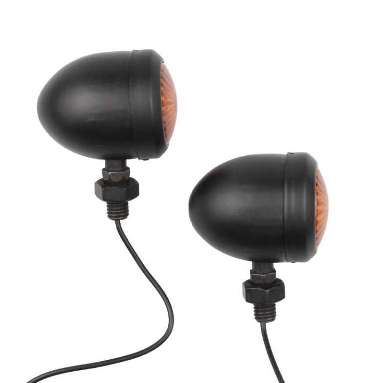 Cafe Racer Retro Signal Turn Lights, Motorcycles, Motorcycle ...