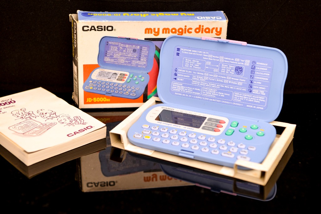 Casio Antique Vintage Organizer Planner My Magic Diary computer ...