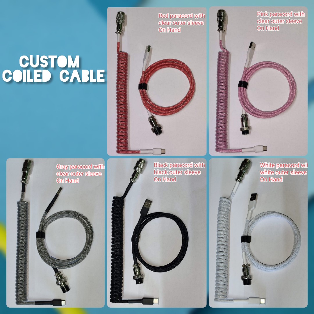 Custom Coiled Cable for Mechanical Keyboard, Computers & Tech, Parts ...
