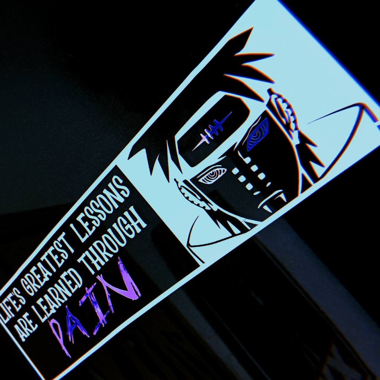 Custom Naruto Decal, Hobbies & Toys, Stationery & Craft, Art & Prints ...