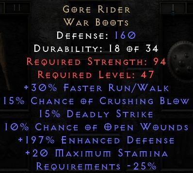 D2R - 197ED Gore Rider High Def Diablo II Resurrected Gorerider, Video ...