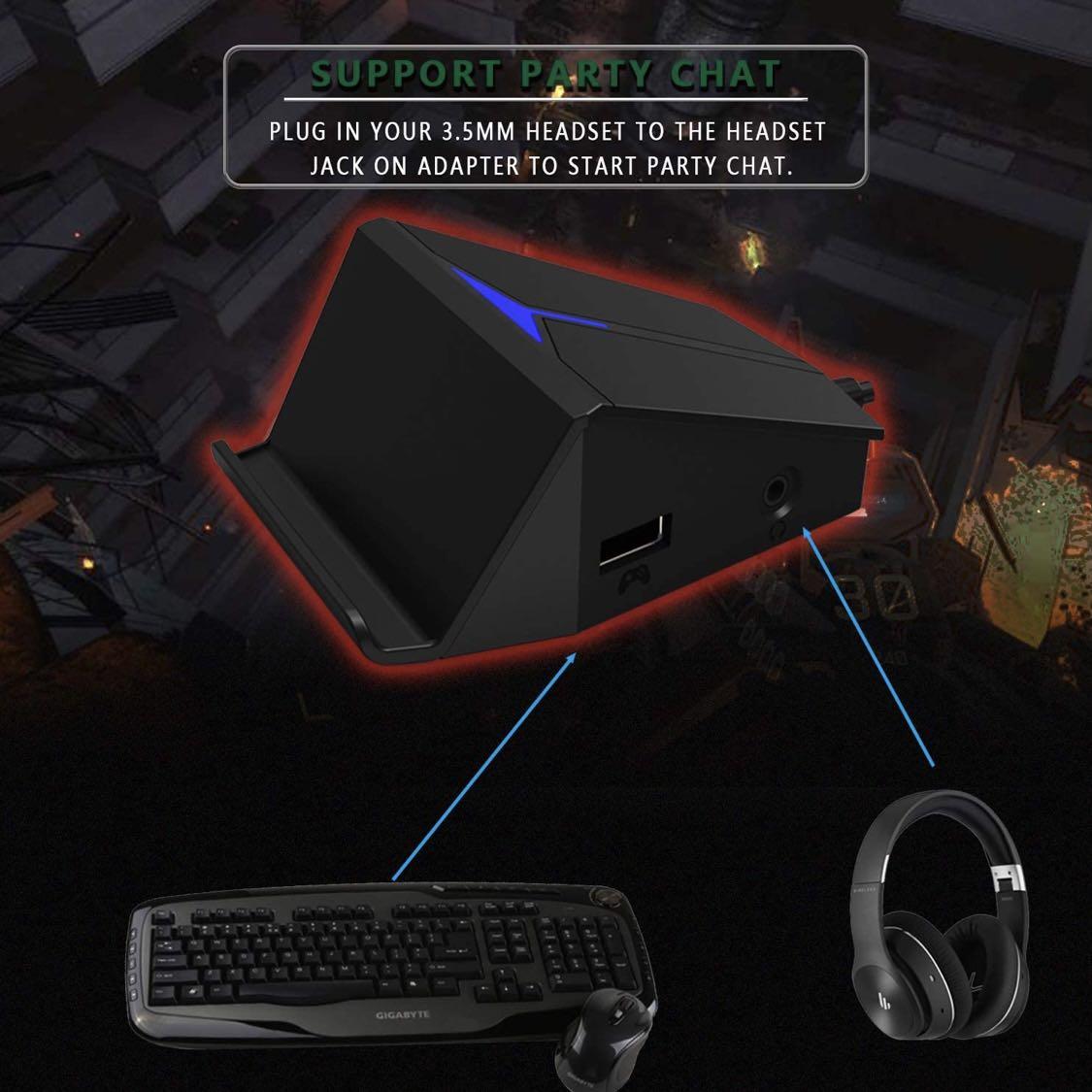 Darkwalker Keyboard & Mouse Adapter - Model FO214, Video Gaming, Gaming ...