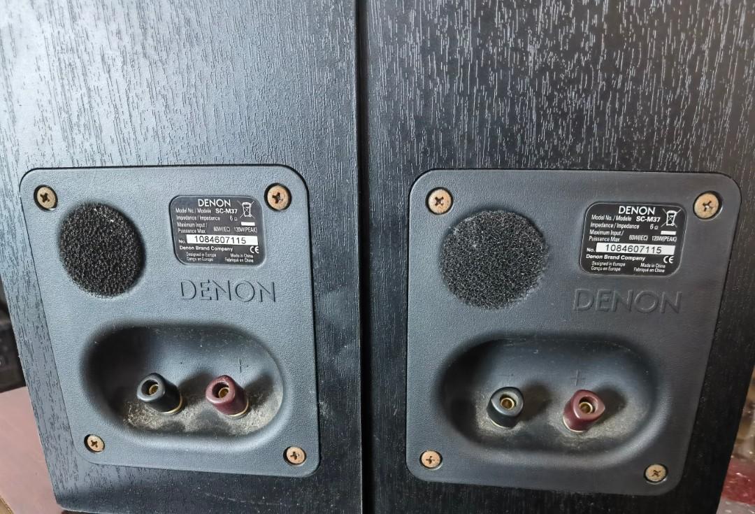 Denon Sc-m37 speakers, Audio, Soundbars, Speakers & Amplifiers on Carousell