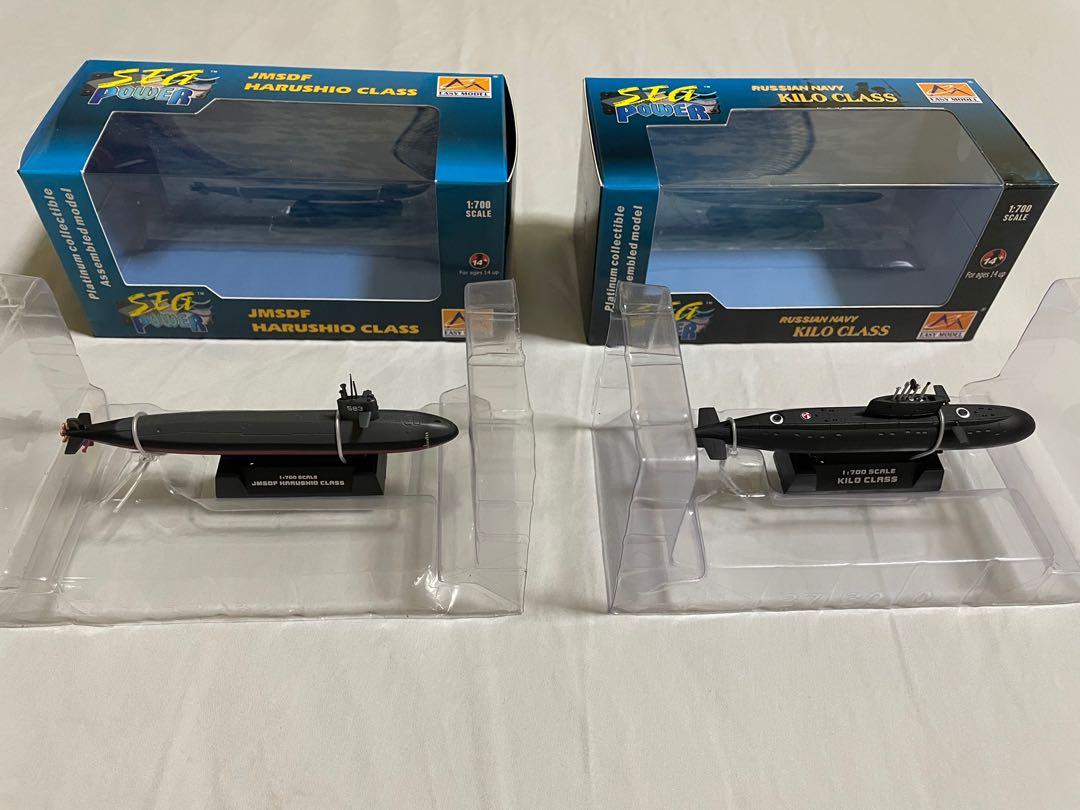 Easy Model - JMSDF Harushio class & Russian Navy Kilo class submarines ...