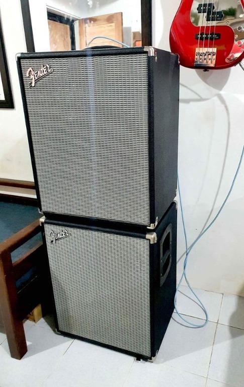 Fender Rumble 500 + Rumble 210 Extension Cabinet Bass Amplifier (Bundle ...