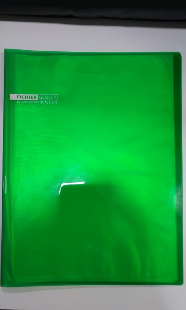 FICHIER Glossy Files 4x, Hobbies & Toys, Stationery & Craft, Stationery ...