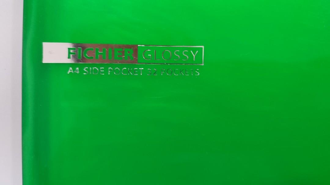 FICHIER Glossy Files 4x, Hobbies & Toys, Stationery & Craft, Stationery ...