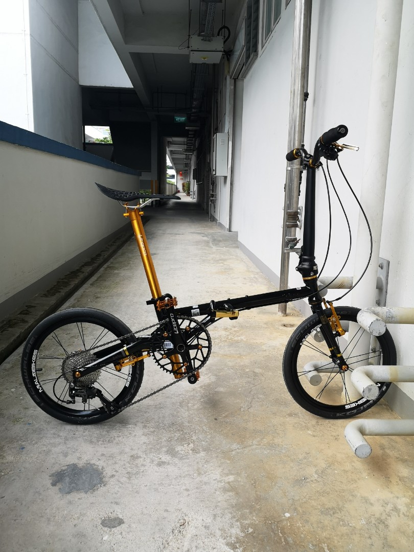 Fnhon Gust 16" Foldable Gold Edition 349 Wheelset, Sports Equipment ...