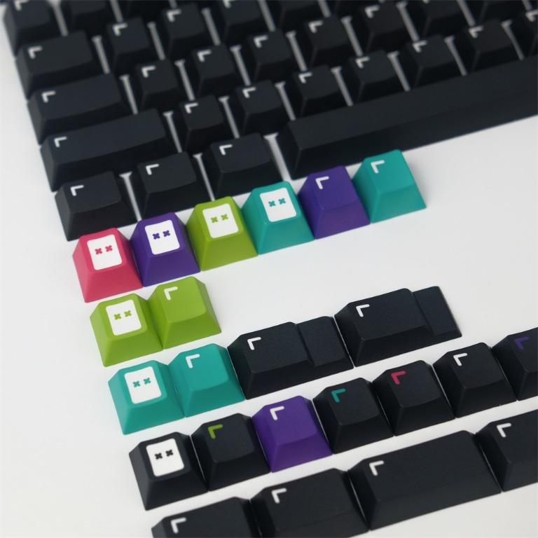 GMK Pixel Themed PBT Keycaps, Computers & Tech, Parts & Accessories ...