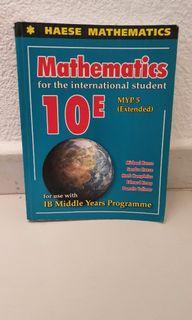 Haese Mathematics For the International Student Textbook (MYP 5 ...