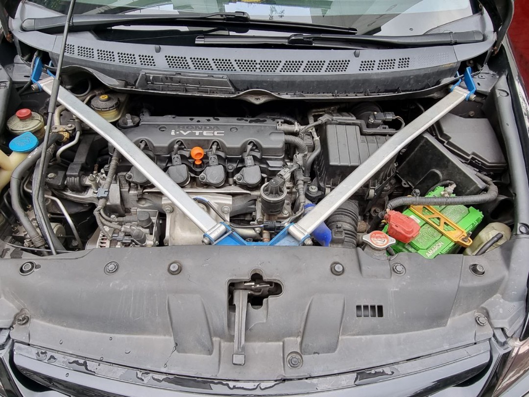 Honda Civic FD Front Strut Bar, Car Accessories, Accessories on Carousell