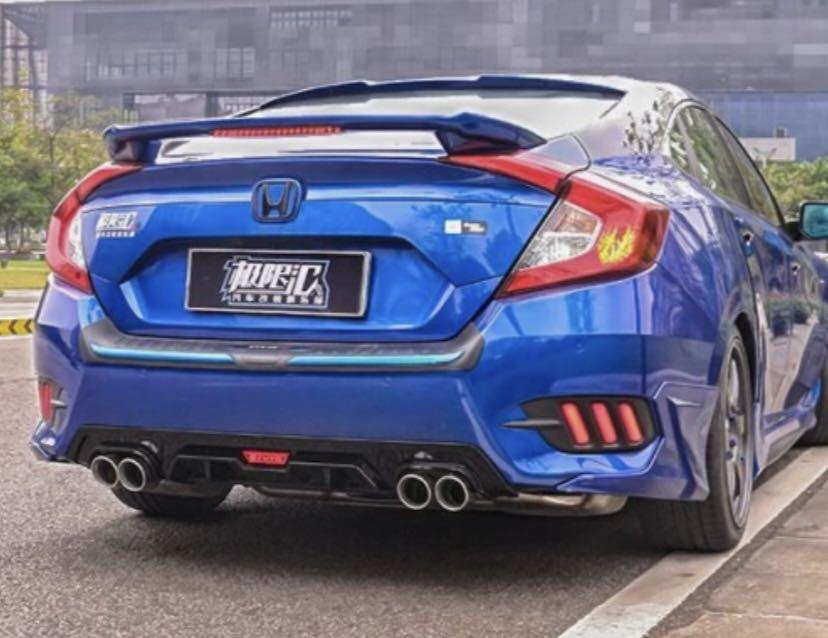 Honda Civic rear diffuser, Car Accessories, Accessories on Carousell