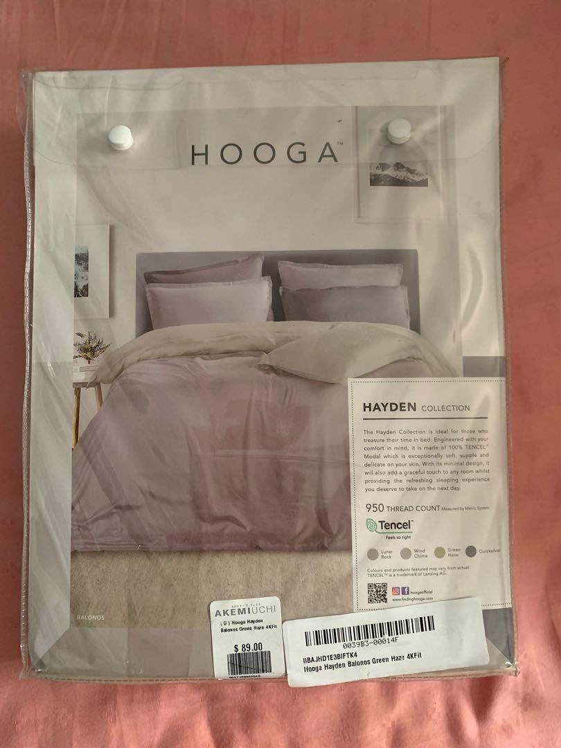 Hooga King-Sized Bed Sheet, Furniture & Home Living, Bedding & Towels ...