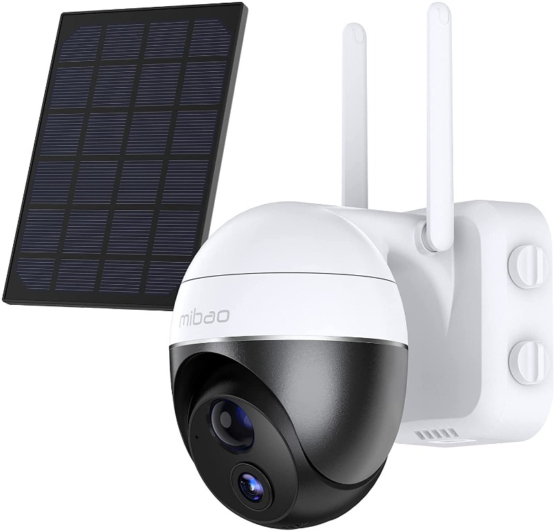 (JB202) Security Camera Outdoor, mibao 15000mAh Rechargeable Wireless ...