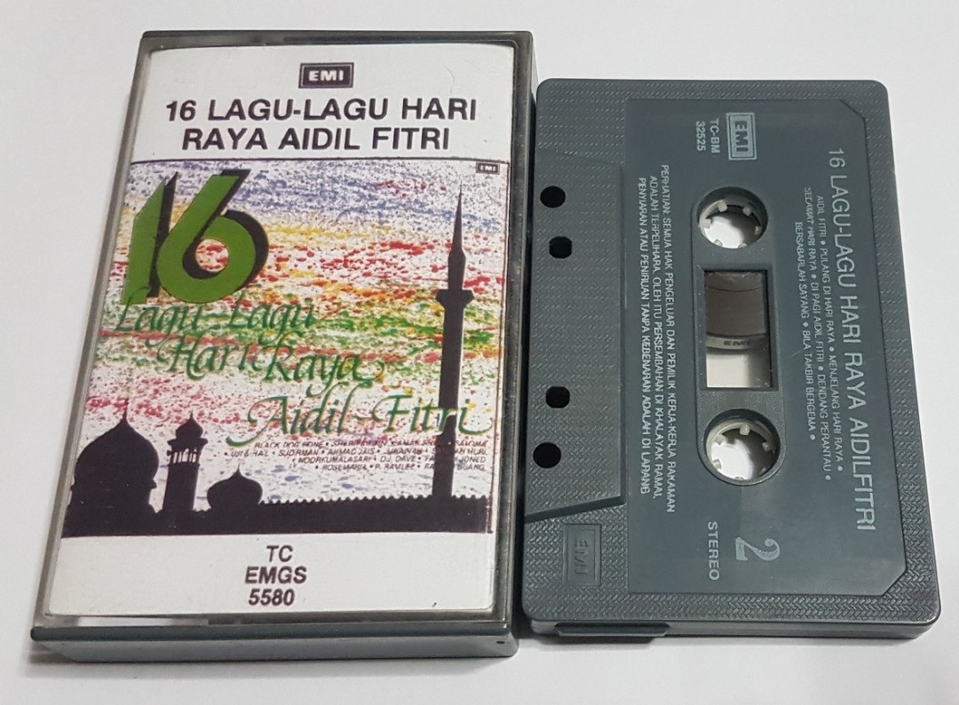 KASET 16 LAGU LAGU HARI RAYA AIDILFITRI, Hobbies & Toys, Music & Media, CDs & DVDs on Carousell