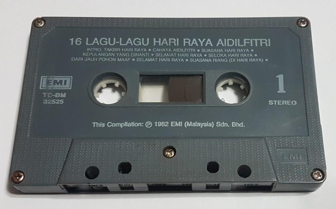 KASET 16 LAGU LAGU HARI RAYA AIDILFITRI, Hobbies & Toys, Music & Media, CDs & DVDs on Carousell