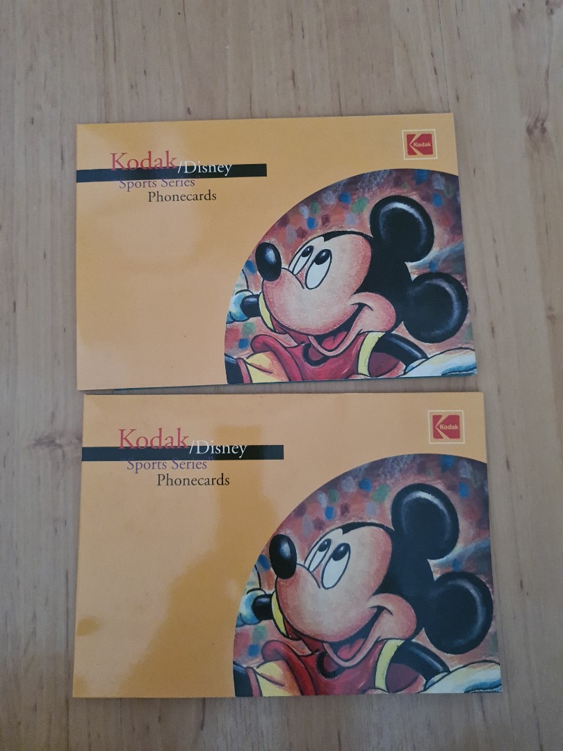 Kodak Disney Phonecards, Hobbies & Toys, Memorabilia & Collectibles ...