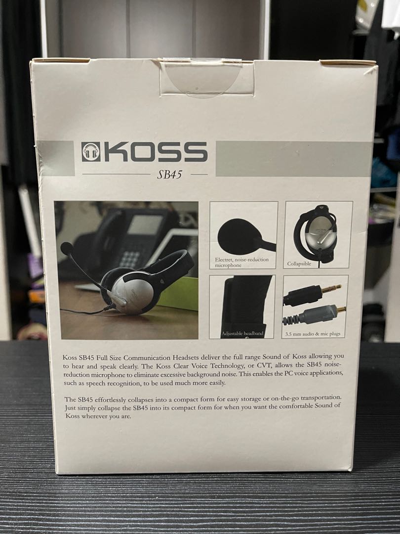 KOSS SB45, Audio, Headphones & Headsets on Carousell